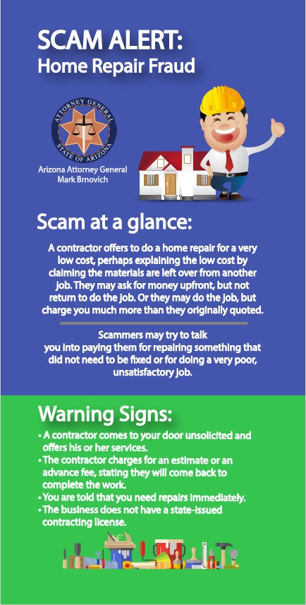 Home Repair Fraud In Arizona: What To Watch Out For When Hiring A ...