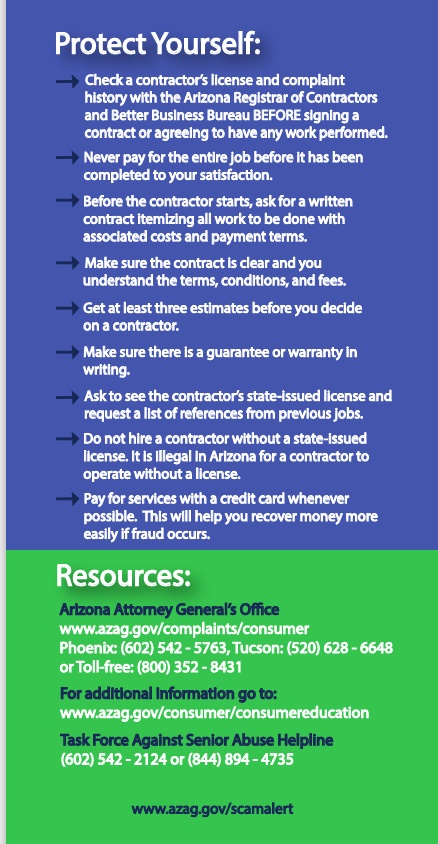 Home Repair Fraud In Arizona: What To Watch Out For When Hiring A ...