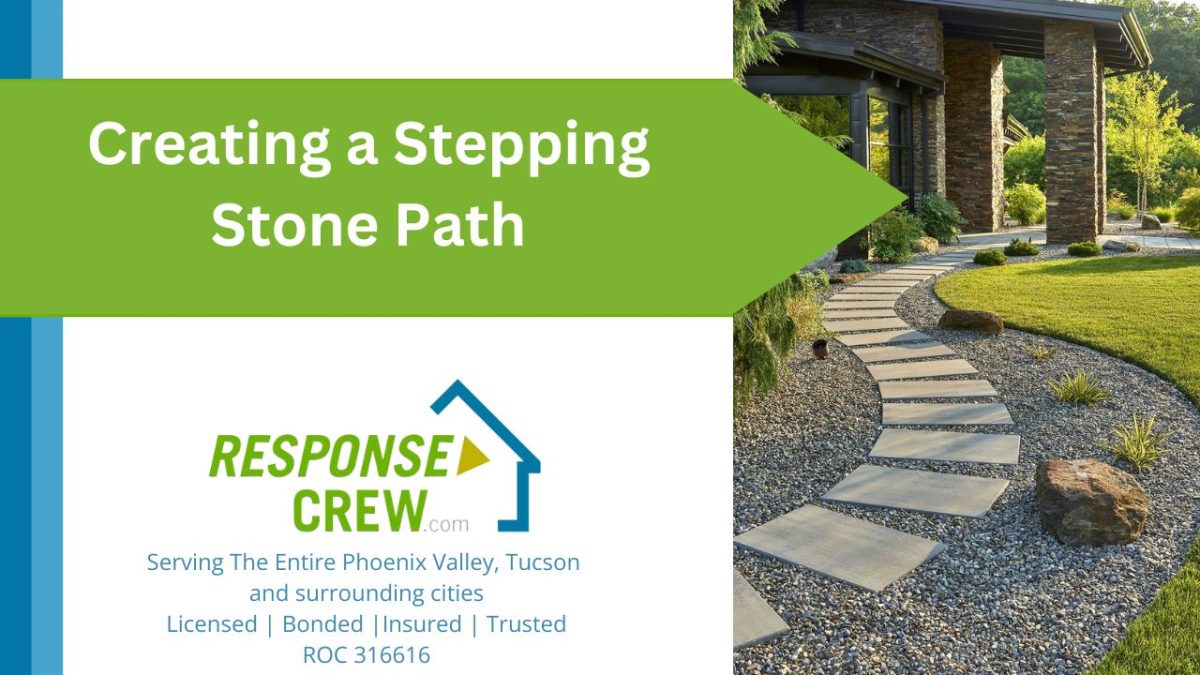 Creating A Stepping Stones Path - Response Crew